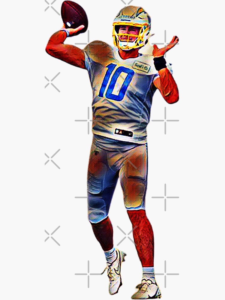 "Justin Herbert Los Angeles Chargers" Sticker for Sale by OmegaFashions ...