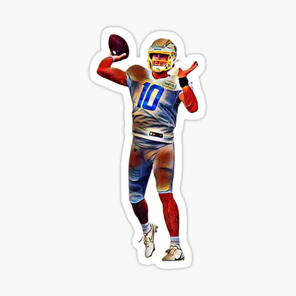 "Justin Herbert Los Angeles Chargers" Sticker for Sale by OmegaFashions ...