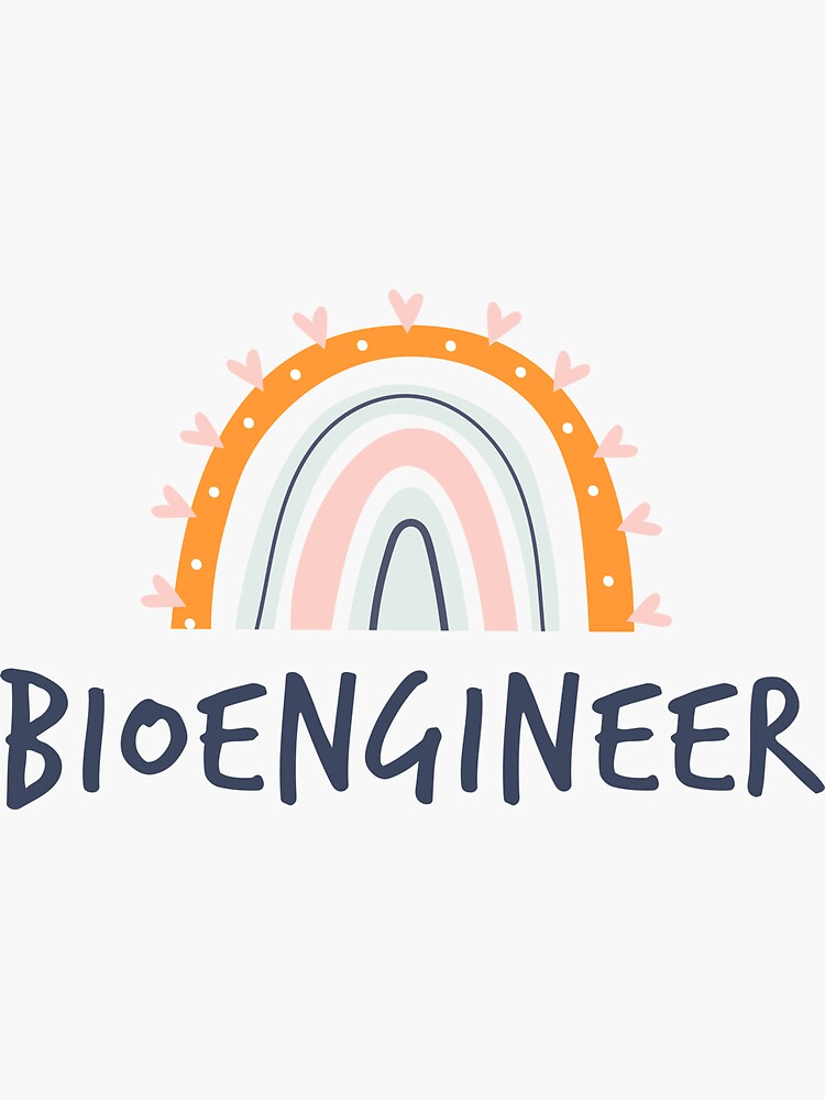 "Cutest Bioengineer Bioengineering" Sticker for Sale by NestaReign ...