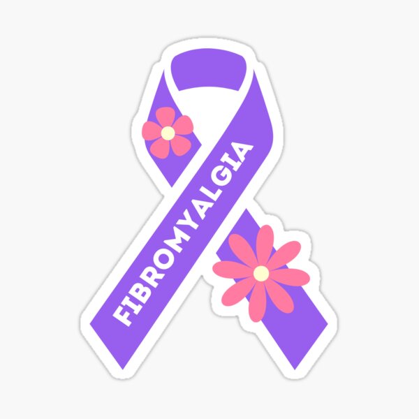 "Fibromyalgia Awareness Stickers and Shirts" Sticker for Sale by ...