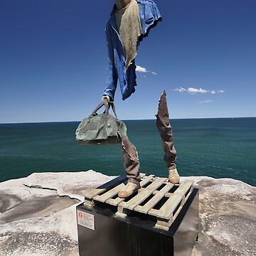 "Sculptures By The Sea Exhibition 2022 - Missing Man" Poster for Sale ...