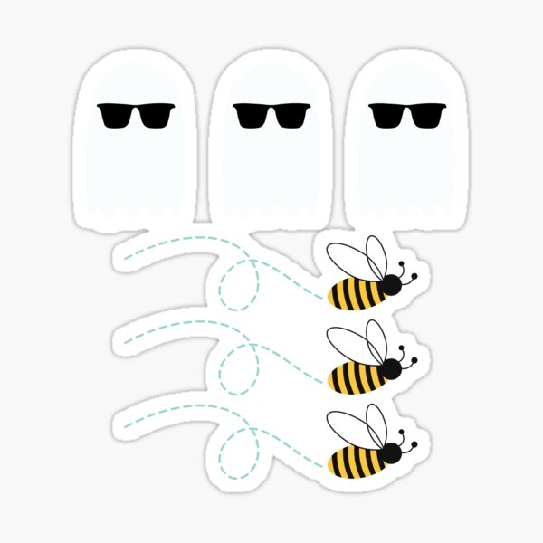 "Boo Bees" Sticker for Sale by stalesavage | Redbubble