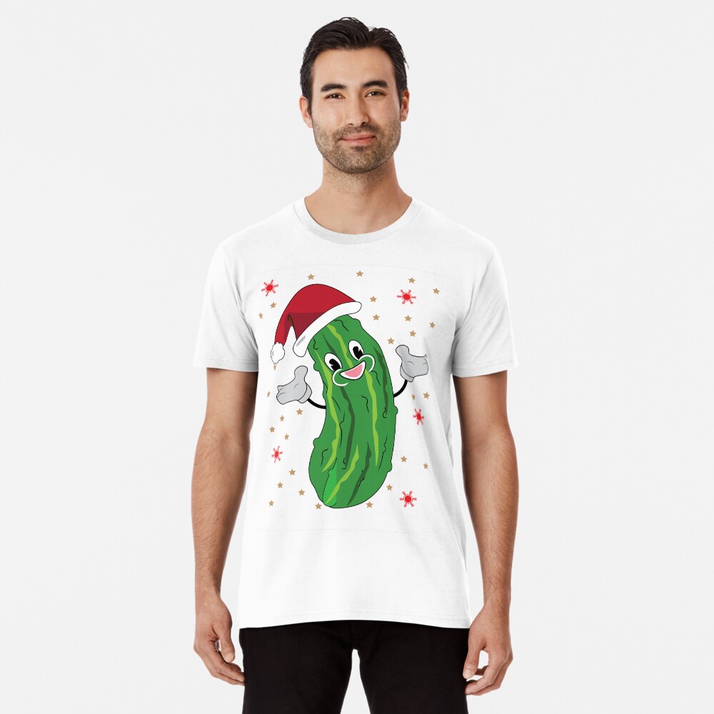 "Christmas Pickle Santa Claus" Sticker for Sale by laykers | Redbubble