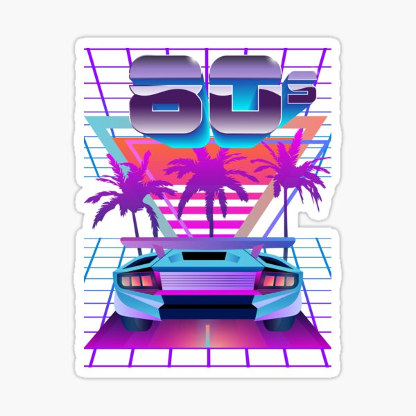 "80s - I Love The 80's eighties" Sticker for Sale by MWProject | Redbubble
