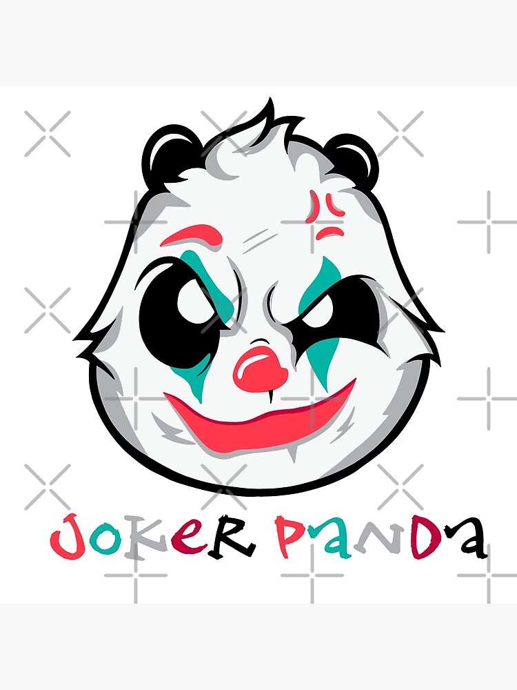 "Joker-Panda" Fotodruck von OnlyCoolDesigns | Redbubble