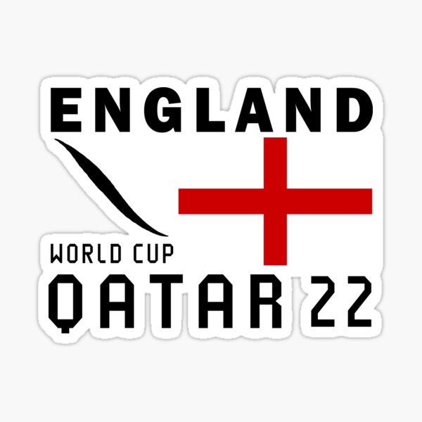"World Cup 2022 England" Sticker for Sale by CupQatar | Redbubble