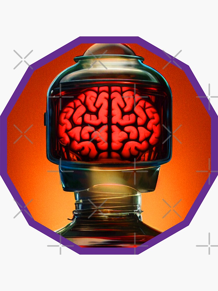"Jar brain, Jarhead" Sticker for Sale by Pikantz | Redbubble