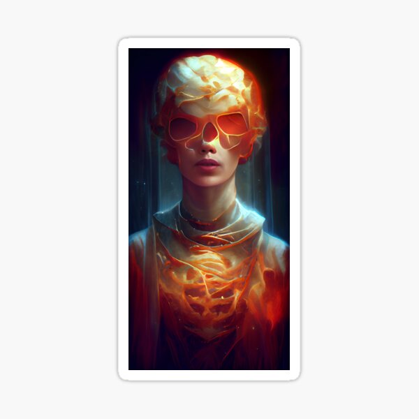 "Death god in space" Sticker for Sale by Jenslemmens | Redbubble