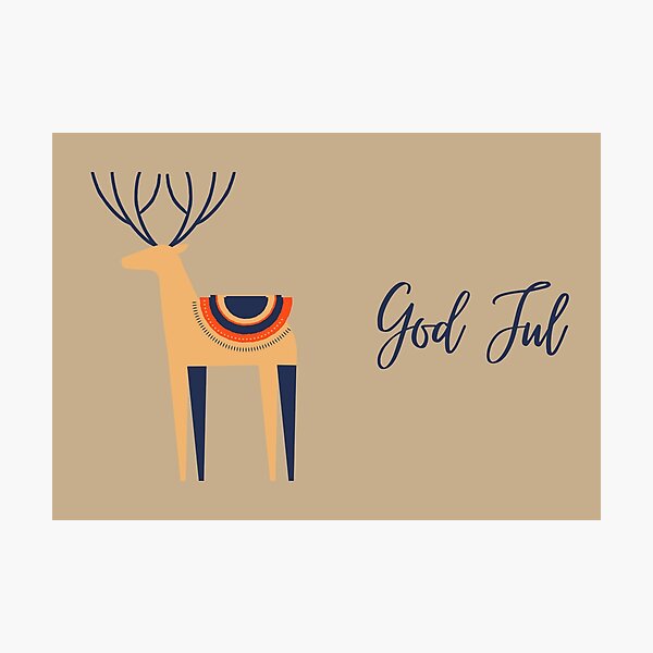 "God Jul, julekort, merry Christmas in Norwegian, happy Christmas in ...