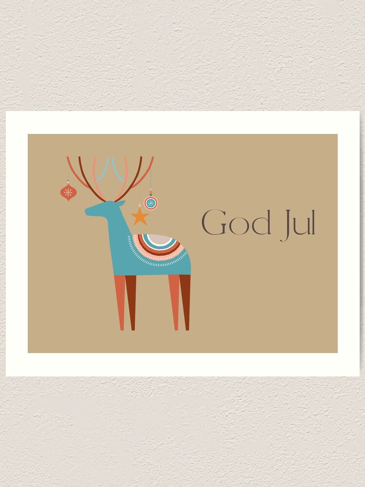 "God Jul, julekort, merry Christmas in Norwegian, happy Christmas in ...