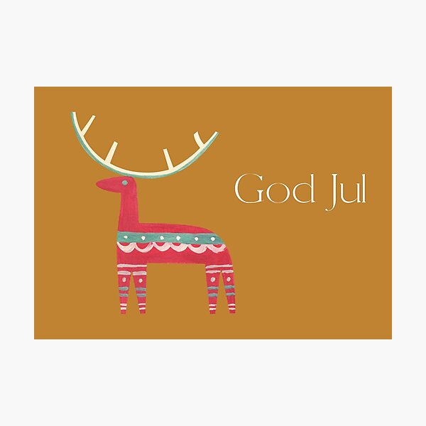 "God Jul, julekort, merry Christmas in Norwegian, happy Christmas in ...
