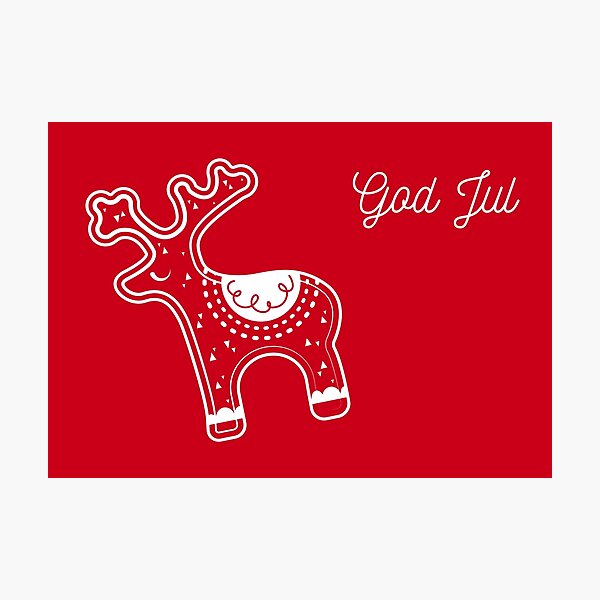 "God Jul, julekort, merry Christmas in Norwegian, happy Christmas in ...