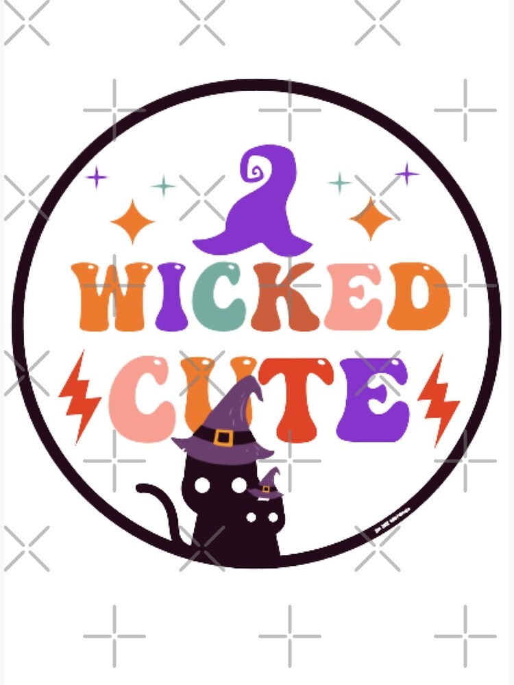 "Wicked Cat" Poster for Sale by dskfstudio | Redbubble