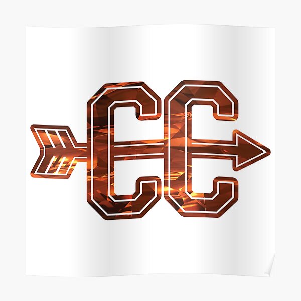 "Cross Country CC Logo" Poster for Sale by BeaSchoney | Redbubble