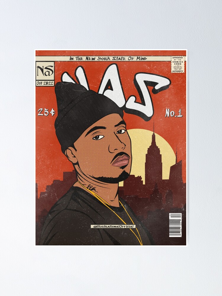 "nas new york state of mind comic" Poster for Sale by 07Rahulbhagat ...