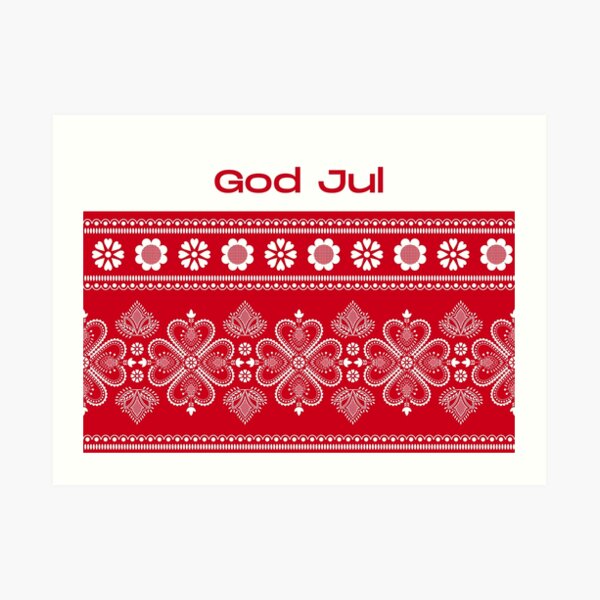 "God Jul, julekort, merry Christmas in Norwegian, happy Christmas in ...