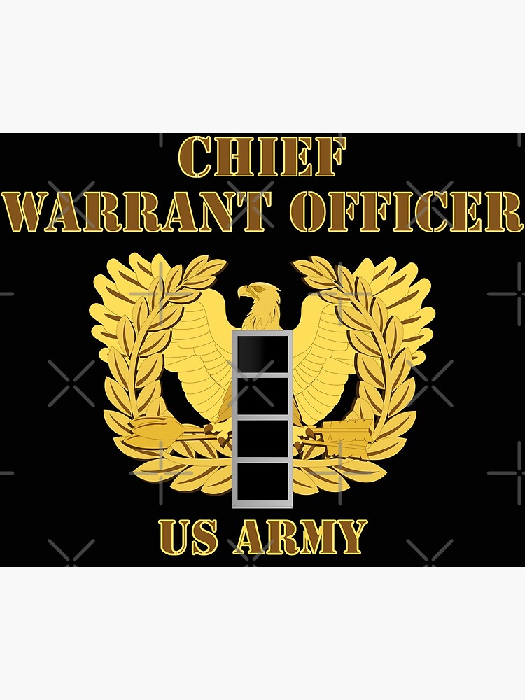 "Army - Emblem - Warrant Officer 4 - CW4 w Eagle - US Army" Greeting ...