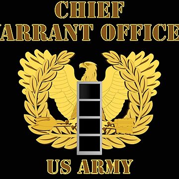 "Army - Emblem - Warrant Officer 4 - CW4 w Eagle - US Army" Greeting ...