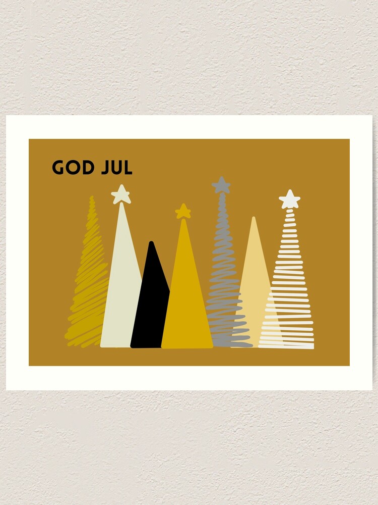 "God Jul, julekort, merry Christmas in Norwegian, happy Christmas in ...