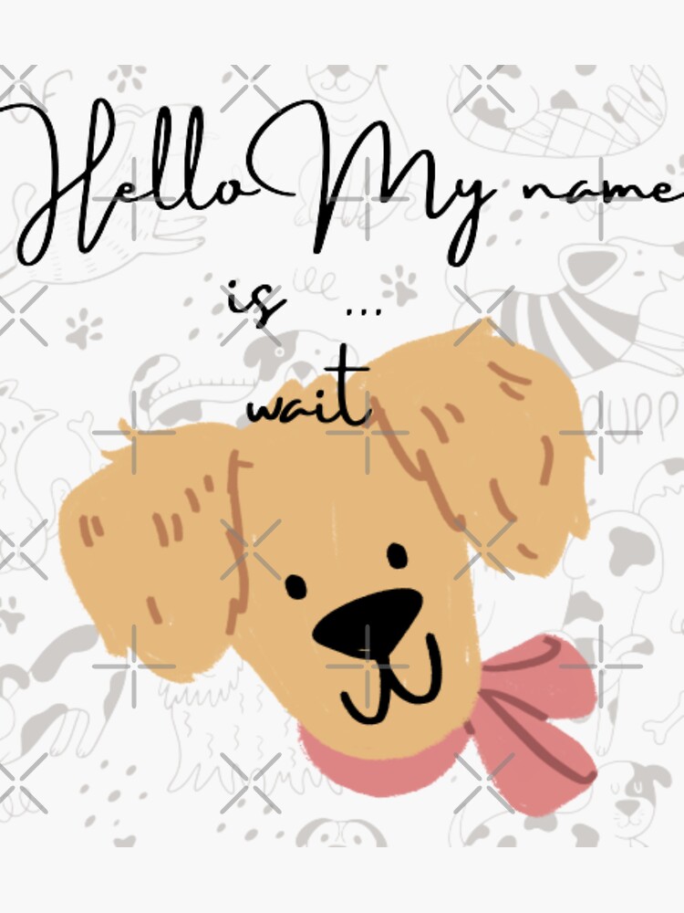 "Cuteness overload Puppy T.shirt " Sticker for Sale by Ramageethu ...