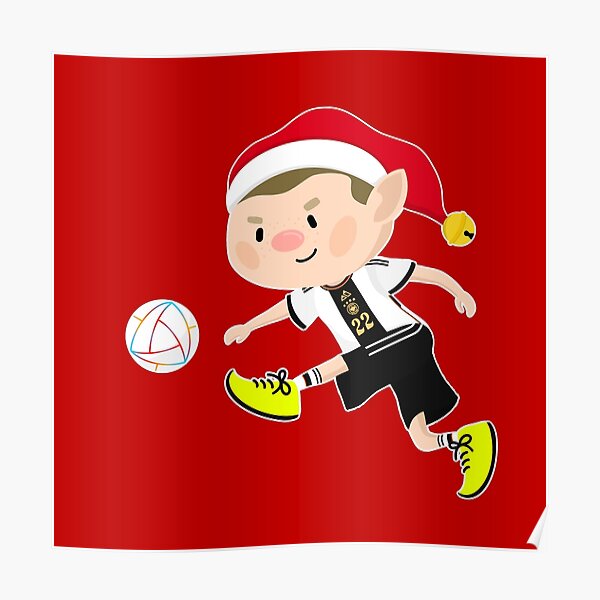 "Germany World Cup Christmas Elf" Poster for Sale by abtchlr | Redbubble