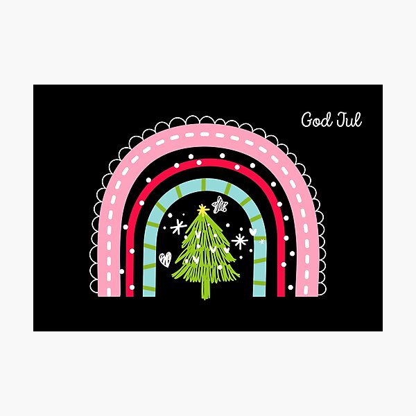 "God Jul, julekort, merry Christmas in Norwegian, happy Christmas in ...
