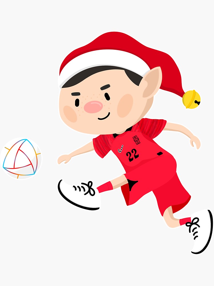"Korea World Cup Christmas Elf" Sticker for Sale by abtchlr | Redbubble
