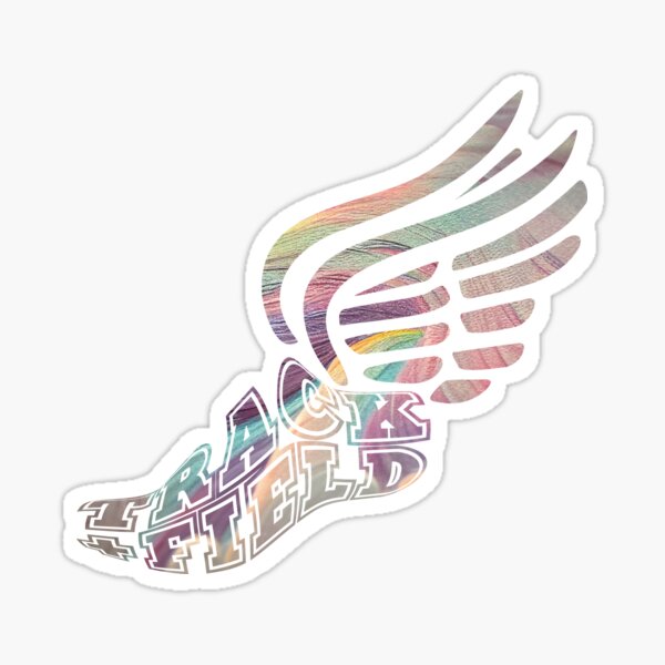 "Track and Field Logo" Sticker for Sale by BeaSchoney | Redbubble