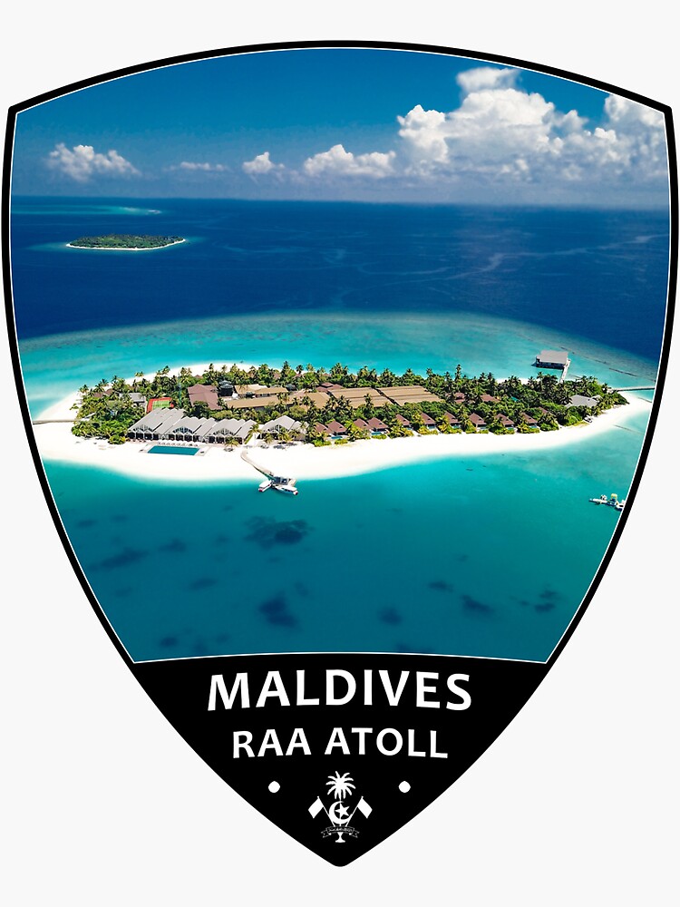 "Huruvalhi Island, Raa Atoll, Maldives" Sticker for Sale by DanglingPointer | Redbubble