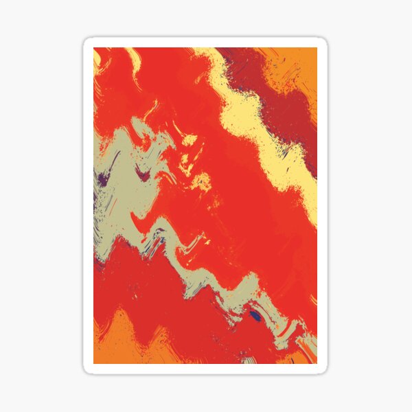 "Abstract red texture" Sticker for Sale by ElpidaBt | Redbubble