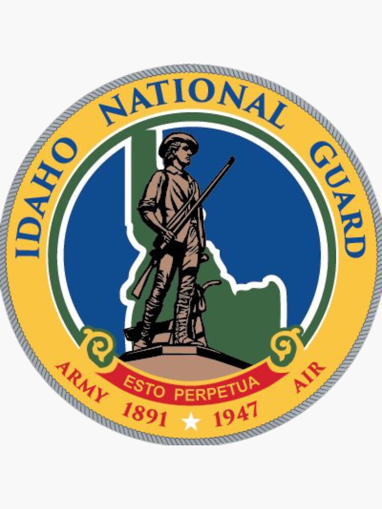 "Idaho National Guard" Sticker for Sale by DuckDuckJeep | Redbubble