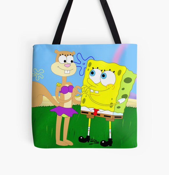 "Spandy SpongeBob x Sandy Cheeks" Tote Bag by iedasb | Redbubble