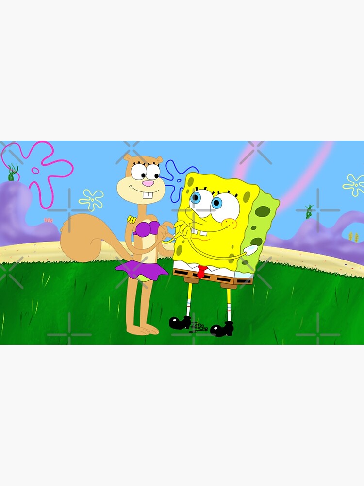 "Spandy SpongeBob x Sandy Cheeks" Poster for Sale by iedasb | Redbubble