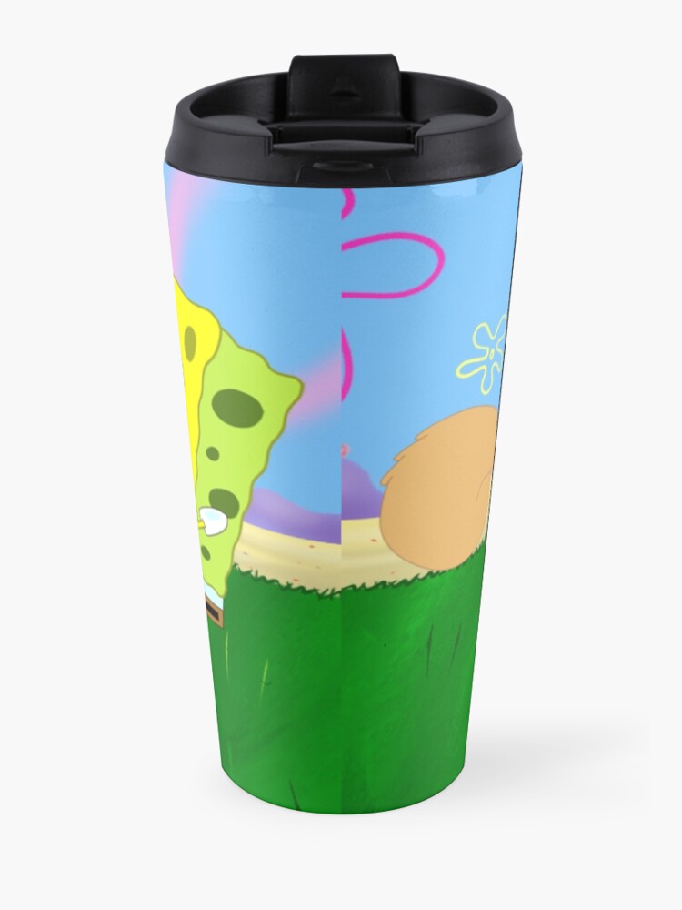 "Spandy SpongeBob x Sandy Cheeks" Travel Coffee Mug for Sale by iedasb ...