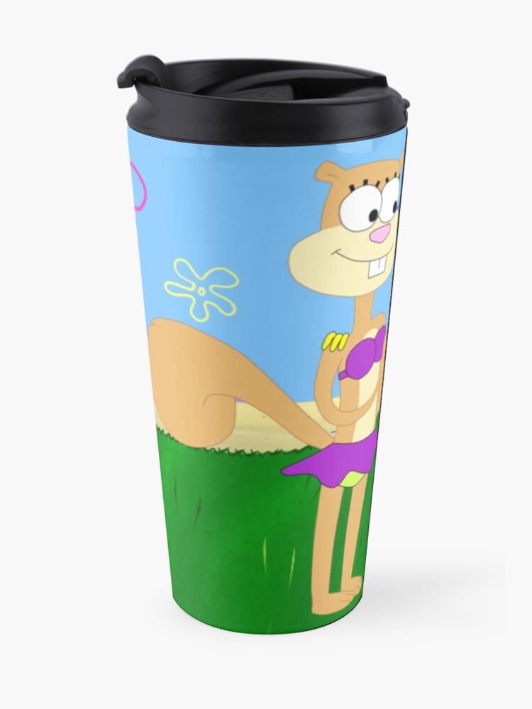 "Spandy SpongeBob x Sandy Cheeks" Travel Coffee Mug for Sale by iedasb ...