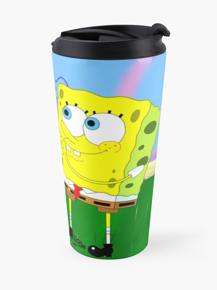 "Spandy SpongeBob x Sandy Cheeks" Travel Coffee Mug for Sale by iedasb ...