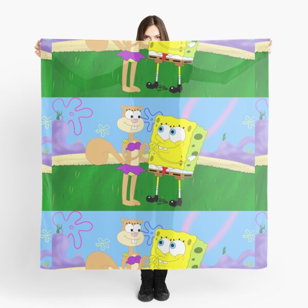 "Spandy SpongeBob x Sandy Cheeks" Scarf for Sale by iedasb | Redbubble