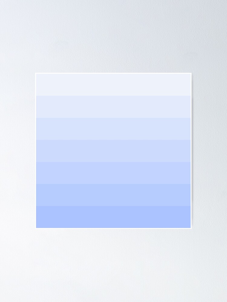 "Shades of endless sky blue colour " Poster for Sale by SudhanshusDream ...