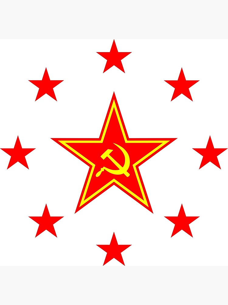 "Soviet Communist stars" Poster by SovietStuff | Redbubble