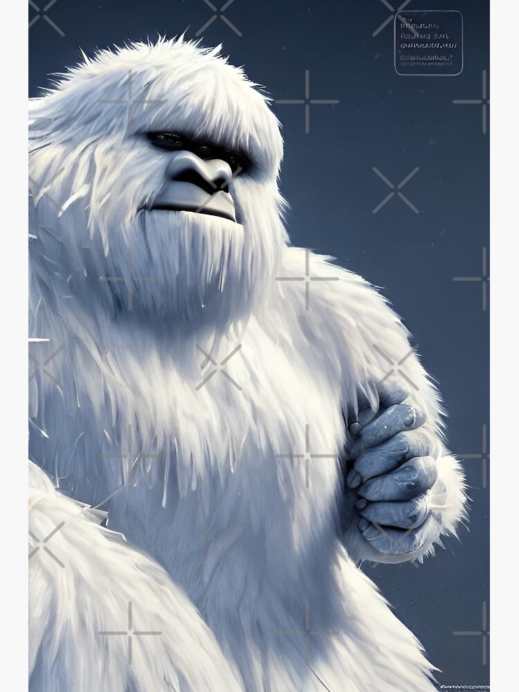 "Snow Yeti" Sticker for Sale by HauntedWitch | Redbubble