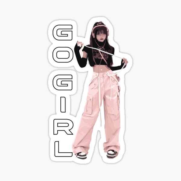 "Go girl " Sticker for Sale by DnGDesigns | Redbubble