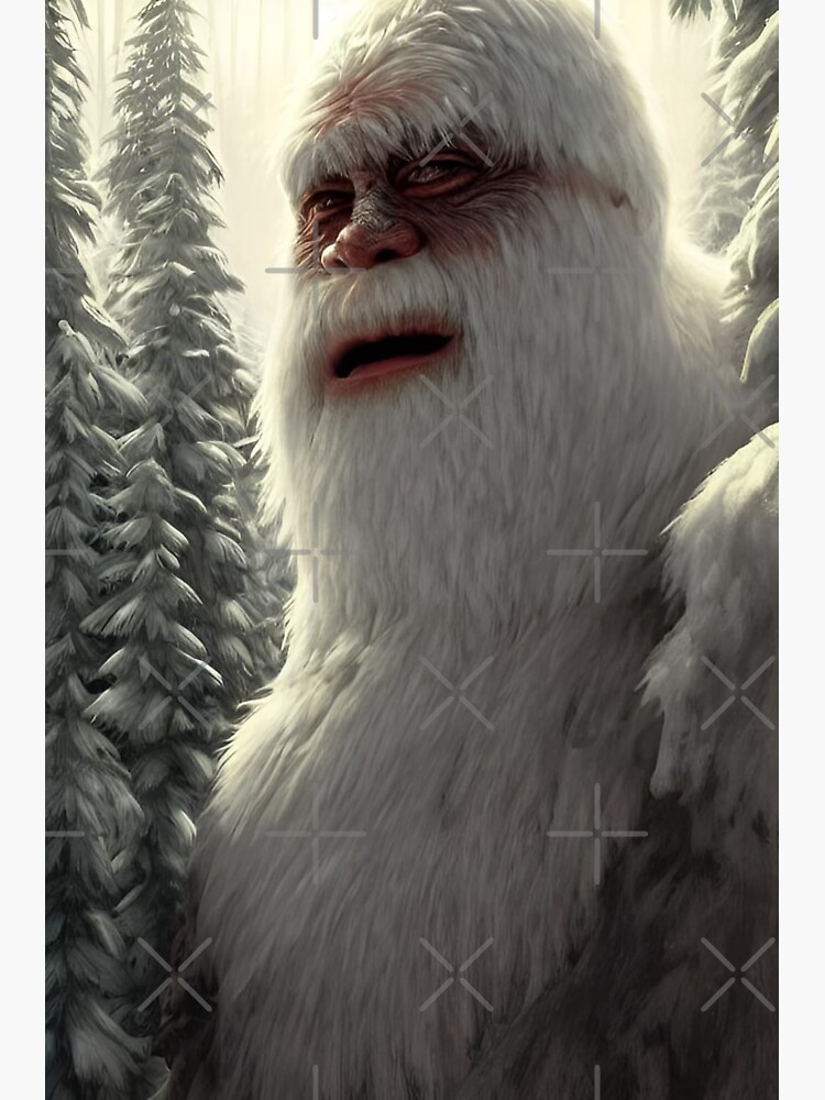 "Abominable Snowman" Sticker for Sale by HauntedWitch | Redbubble