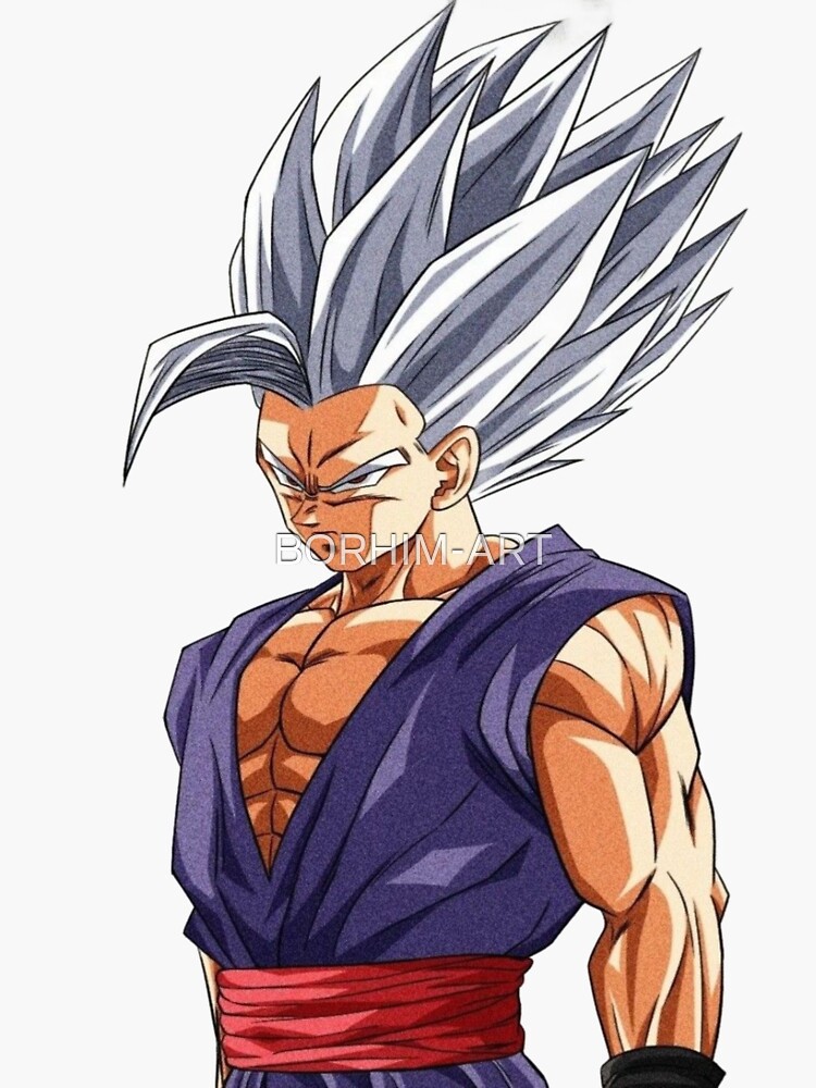 "Gohan beast form" Sticker for Sale by BORHIM-ART | Redbubble