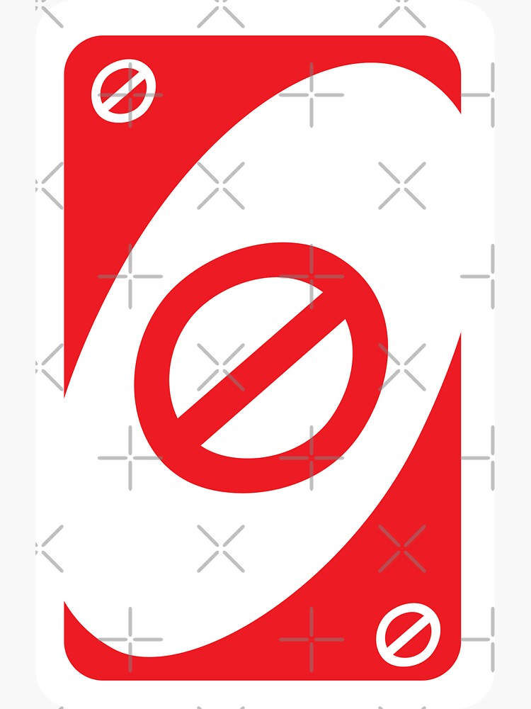 "Uno Skip Card Costume Halloween Matching Family" Sticker for Sale by ...