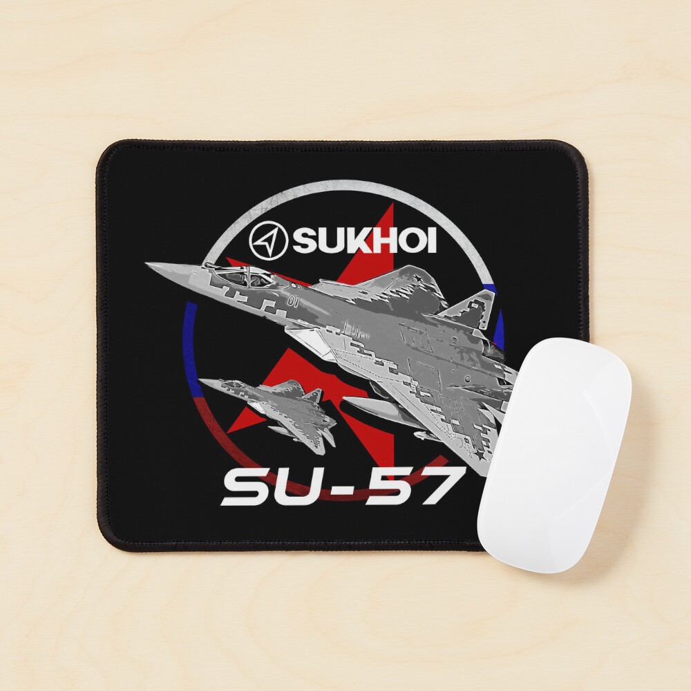 "Sukhoi SU-57 Russian fighterjet" Sticker for Sale by Aerolovers ...