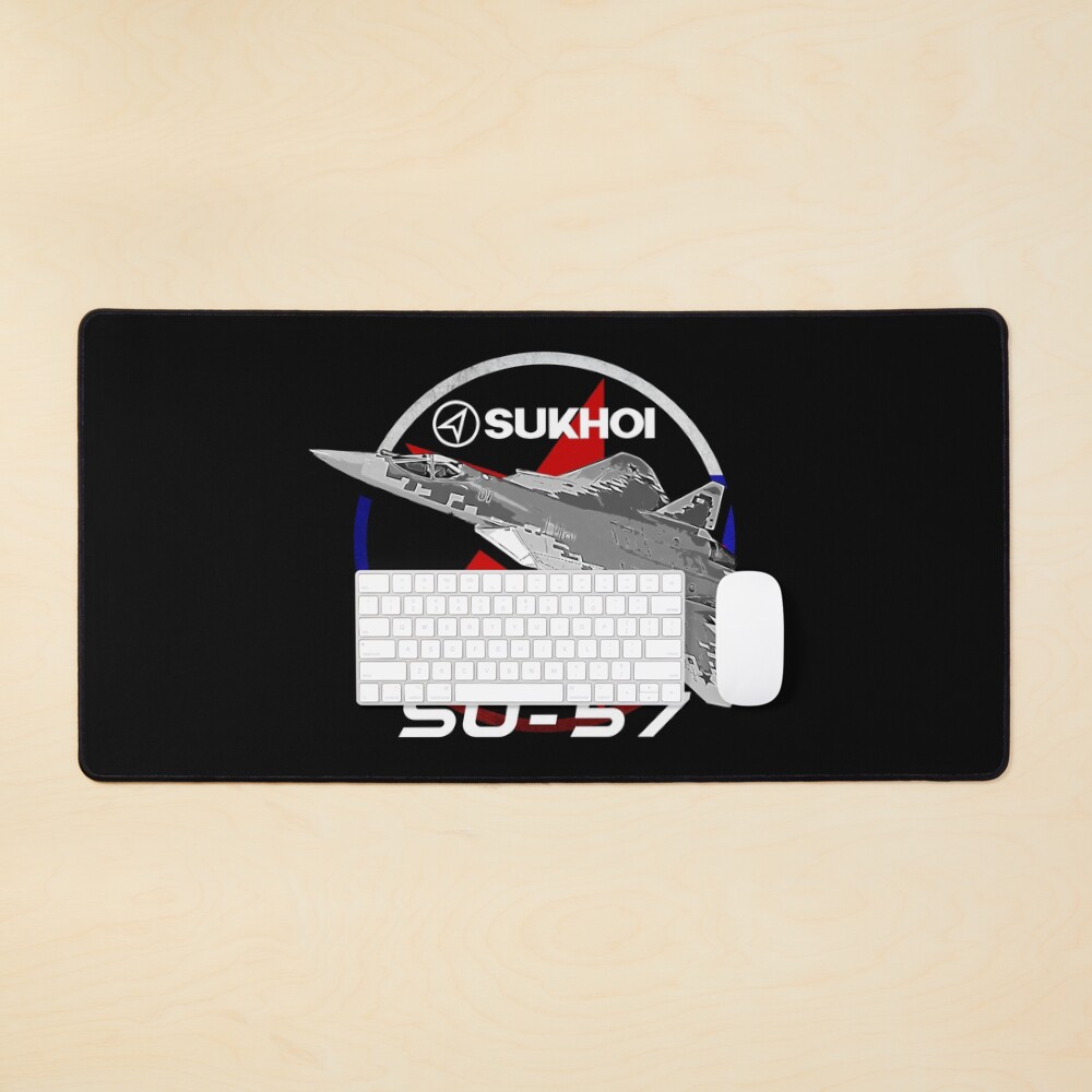 "Sukhoi SU-57 Russian fighterjet" Sticker for Sale by Aerolovers ...