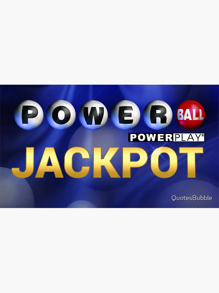 "Powerball" Sticker for Sale by QuotesBubble | Redbubble