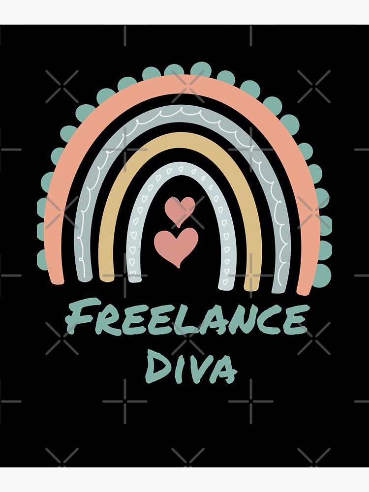 "Freelance Diva" Sticker for Sale by JA57 | Redbubble