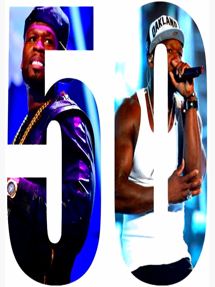 "50 cent logo top rapper" Poster for Sale by Phin0908 | Redbubble