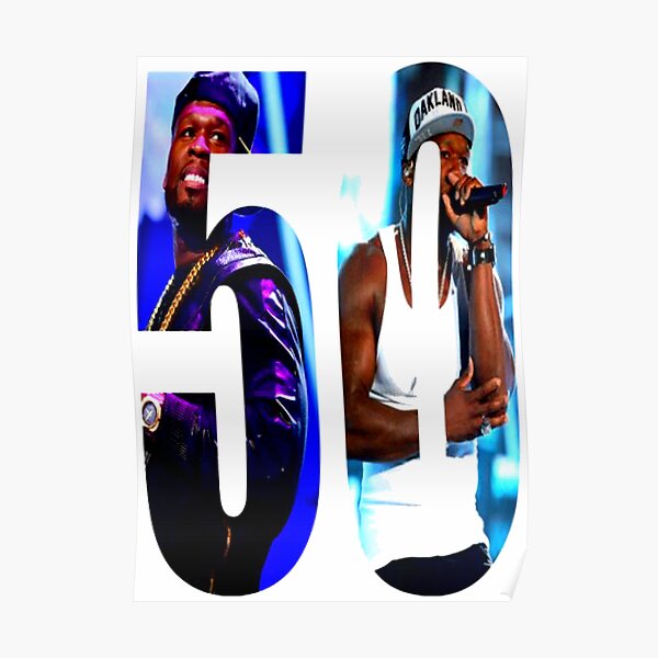 "50 cent logo top rapper" Poster for Sale by Phin0908 | Redbubble